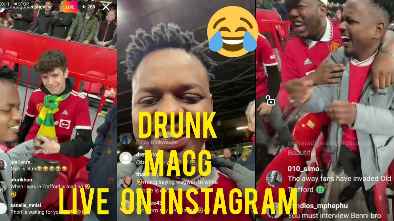 drunk MacG live on Instagram - YouTube