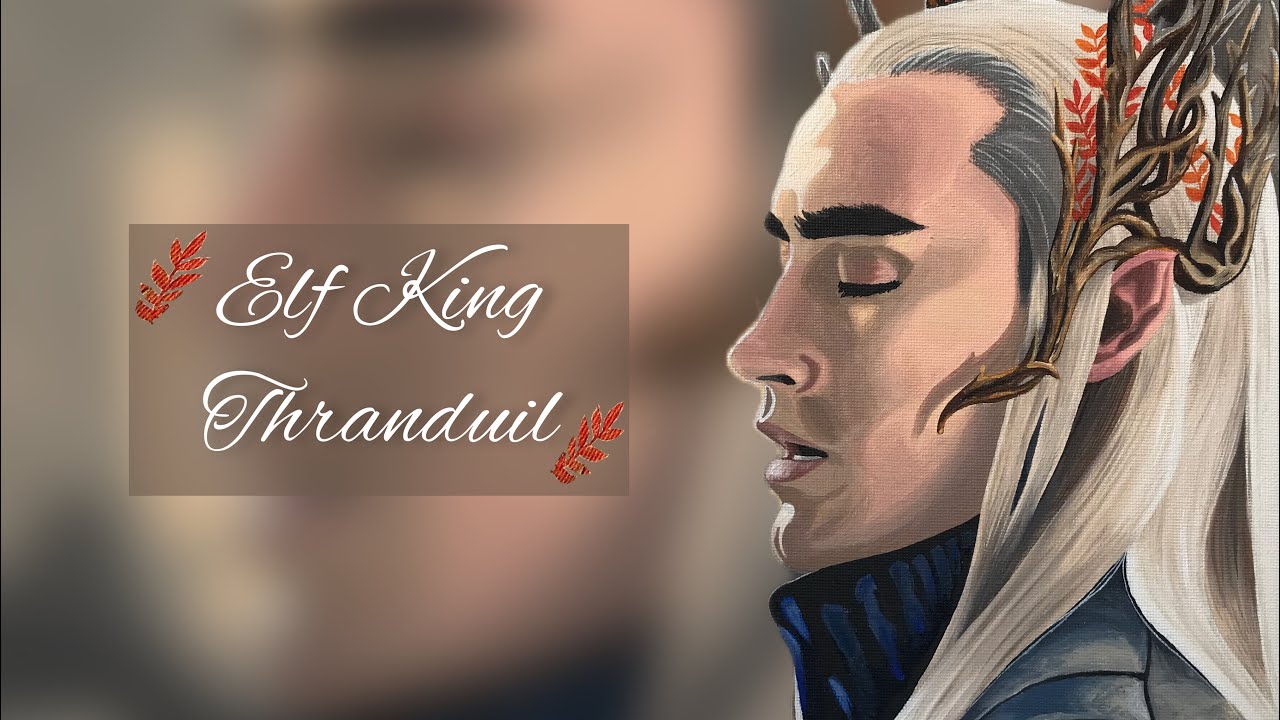 Drawing Thranduil step by step / Рисую Трандуила маслом #art #thranduil ...