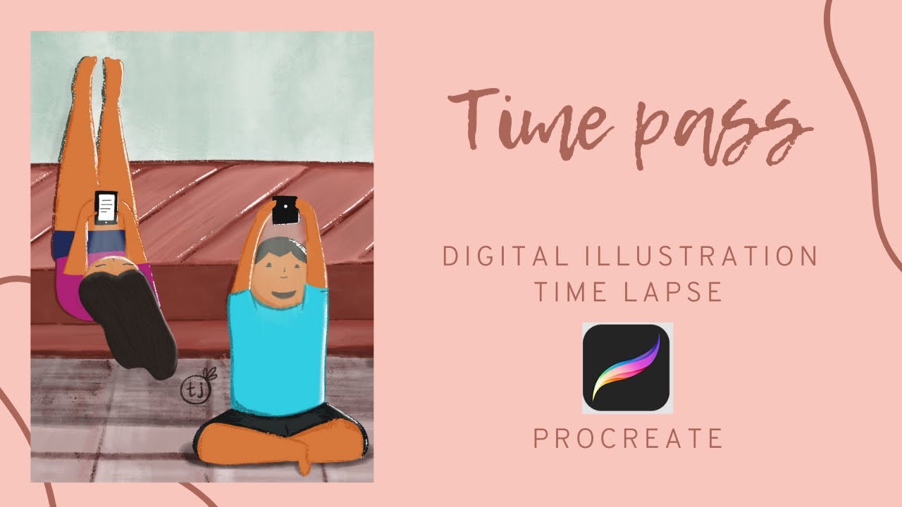 Time pass | Digital Illustration time lapse | Procreate - YouTube