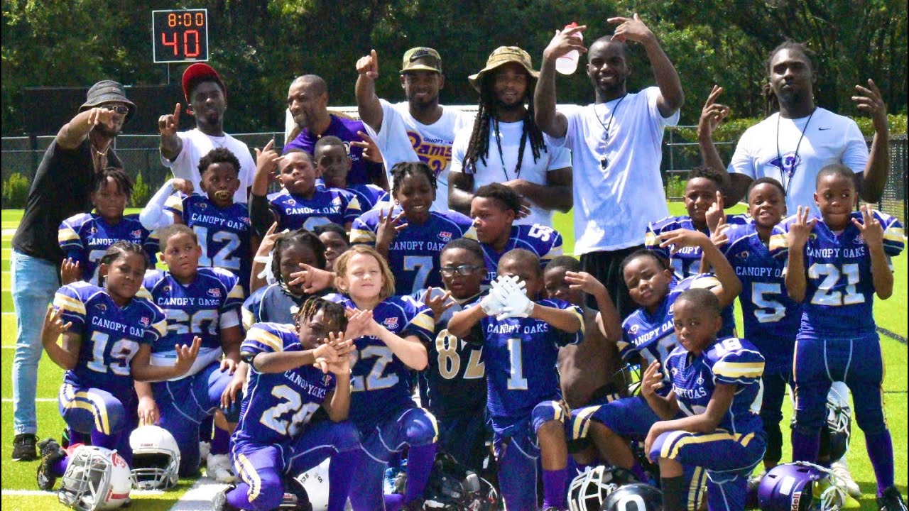 Pop Warner Rams vs Jaguars & Eagles 8u Jamboree 22’ - YouTube