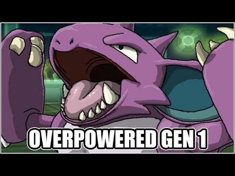 FULL OVERPOWERED POKEMON TEAM! (GEN 1) - YouTube