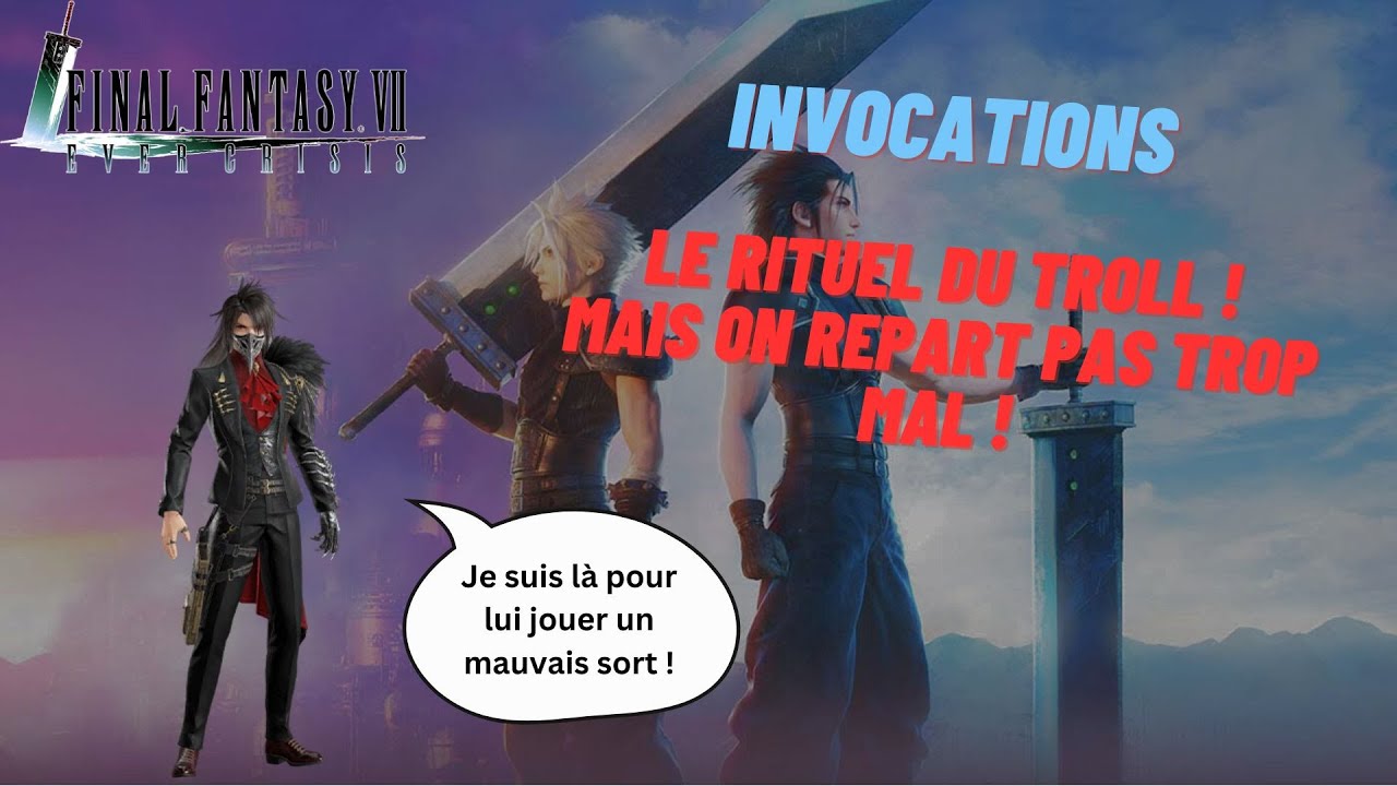 [FF7 EC] Invocations Vincent Halloween ! Récupération du costume ...