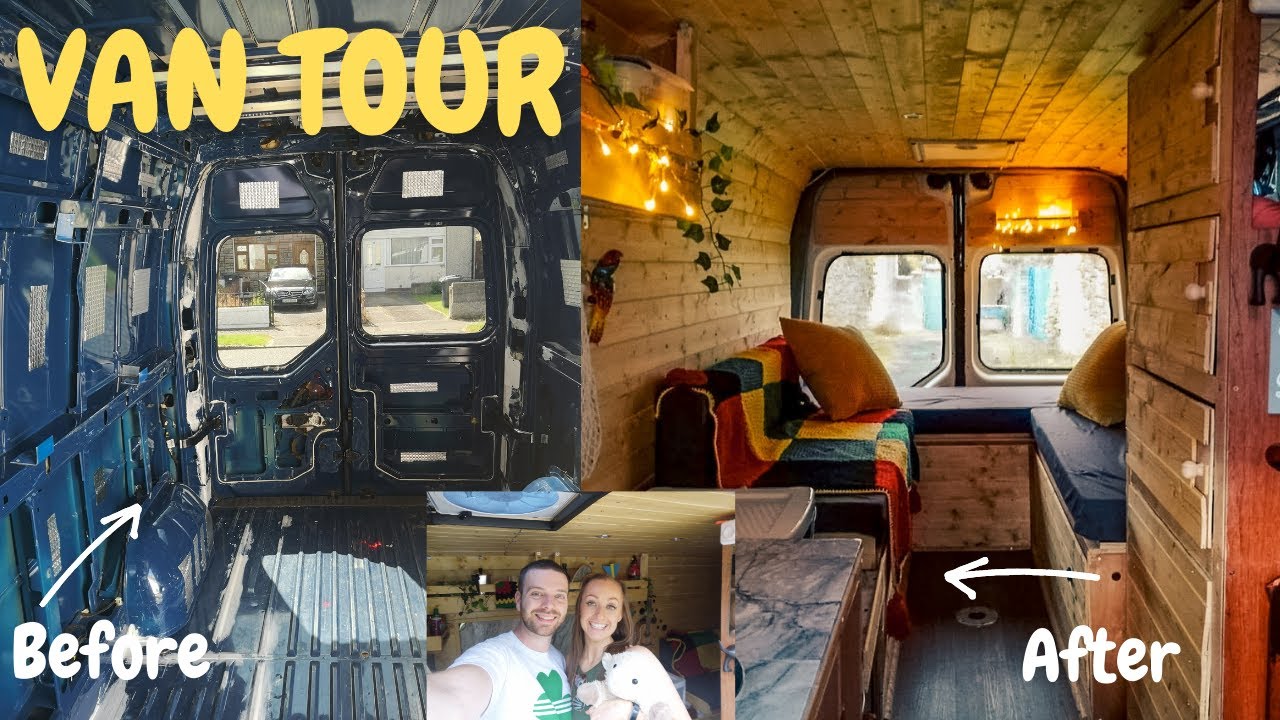 VAN TOUR of AFFORDABLE Van Conversion | VAN LIFE EUROPE - YouTube