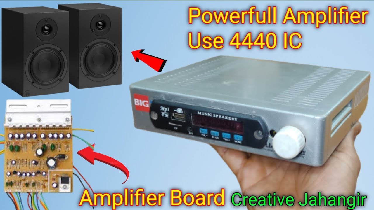 Secret Tips for Building a Strong Amplifier with 4440 IC - YouTube