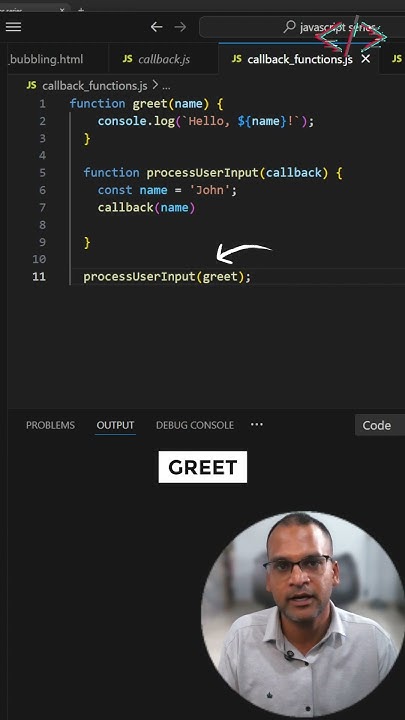 🔄 Callback Function in JS Interview Explained! 💡 #codewithkg #codinginterview #frontendinterview ...