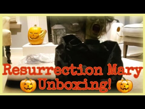 Resurrection Mary Unboxing! [Haunted Hill Farm Animatronic] 2023 - YouTube