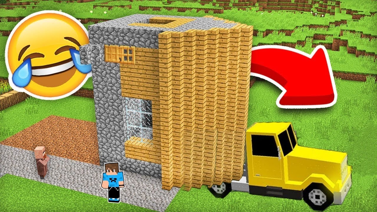 ΕΡΙΞΑ ΚΑΤΑΛΑΘΟΣ ΤΟ ΣΠΙΤΙ TOY VILLAGER ΣΤΟ MINECRAFT ! - YouTube