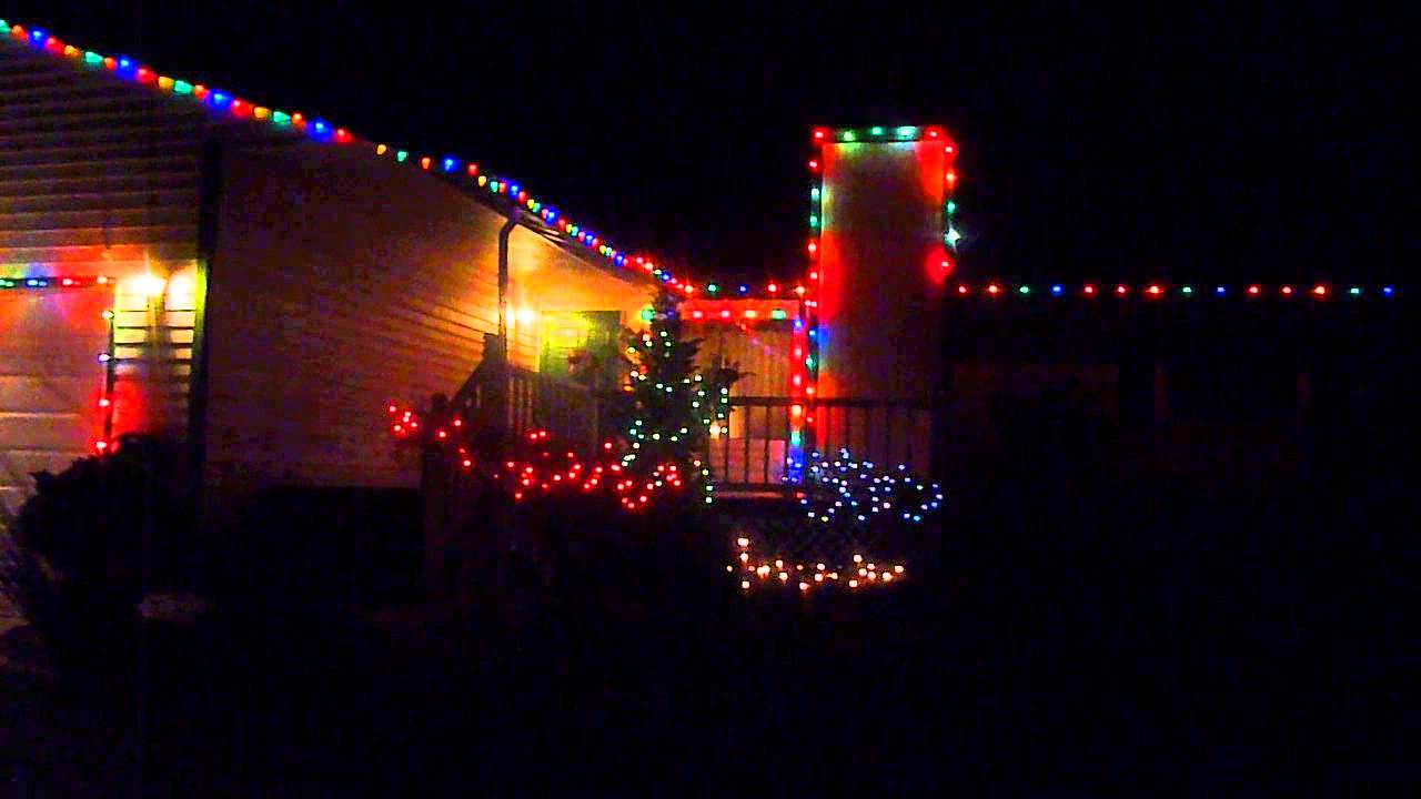 Steve's last-minute Christmas light flasher - YouTube