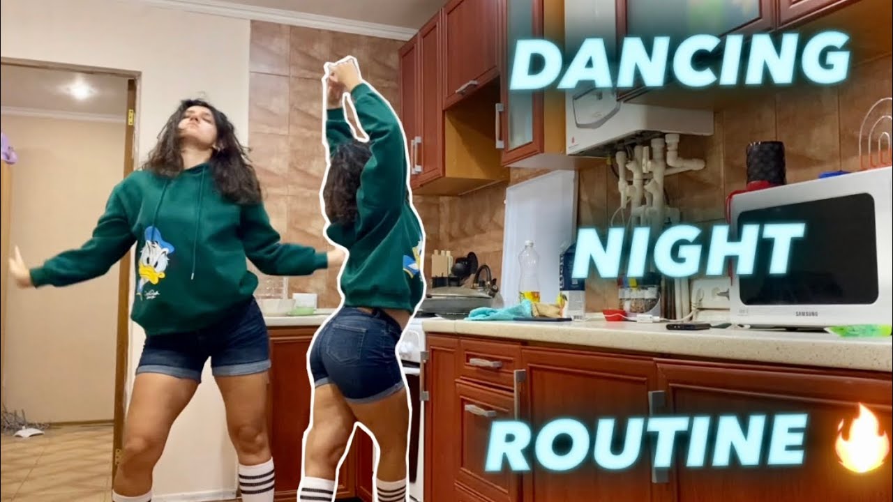 Enjoying dancing night routine, cozy evening routine | cooking, dancing ...