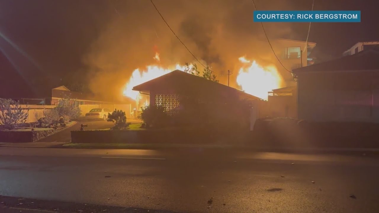 Two fires, one hour: Manoa fire claims one life, Kalihi fire destroys ...