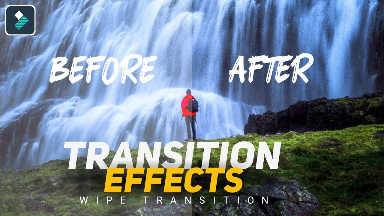 Color Grading before after transition effects| Filmora9 | Wipe ...