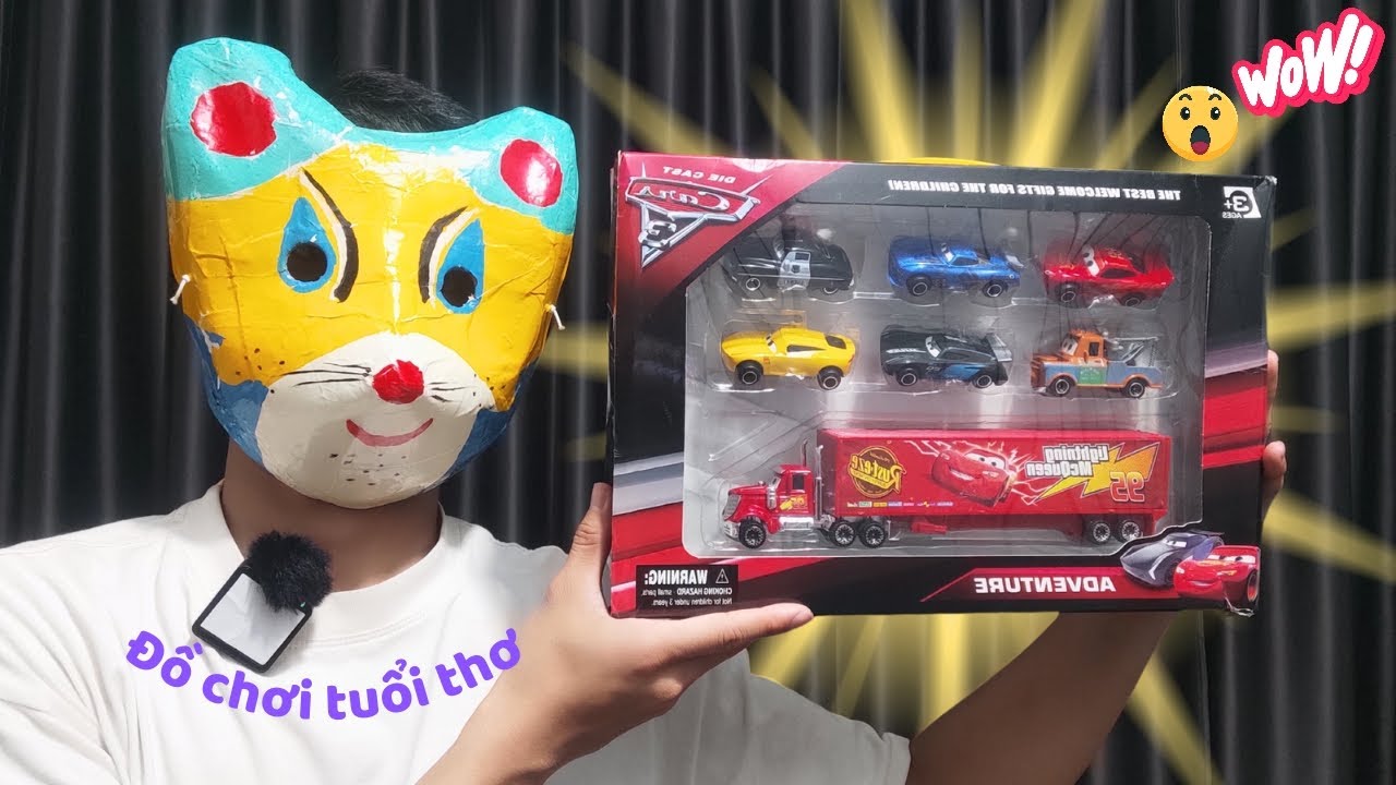 Mở hộp đồ chơi Vương Quốc Xe Hơi tuổi thơ, Cars 3, Toys ngày xưa, do ...