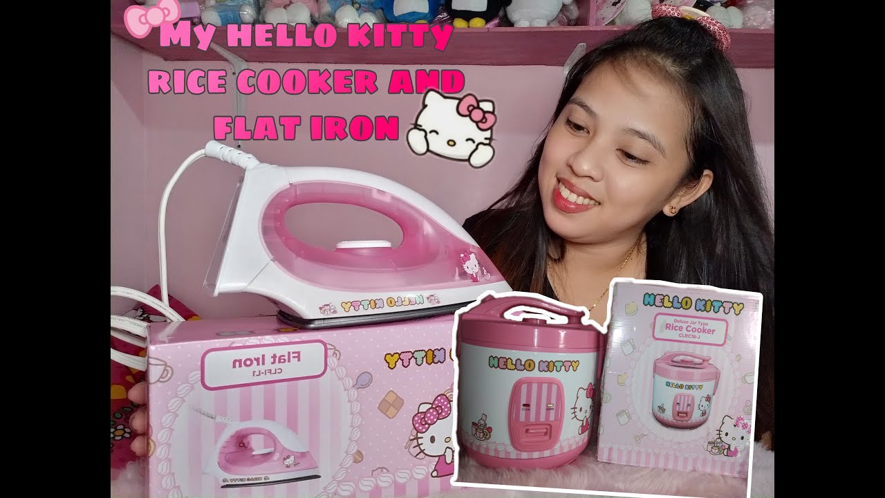 My Hello Kitty Rice Cooker(1.8L) And Flat Iron | ToughMamaAppliances ...