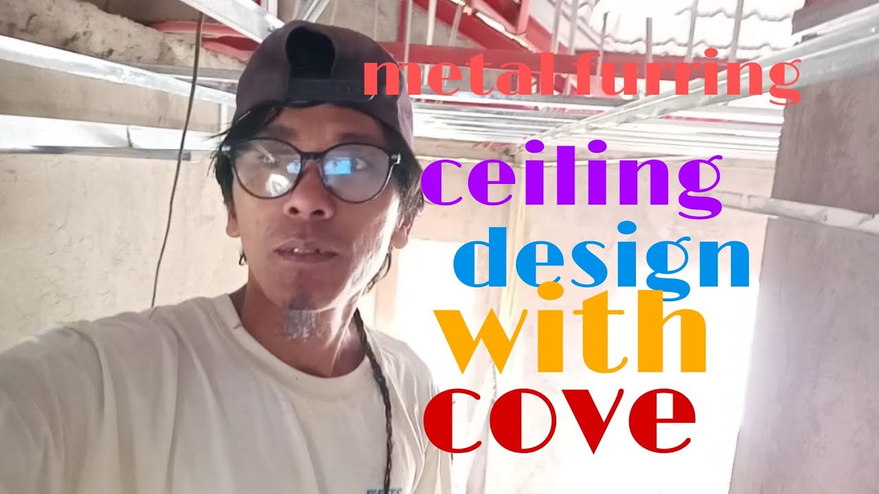 metal furring ceiling design with cove - YouTube