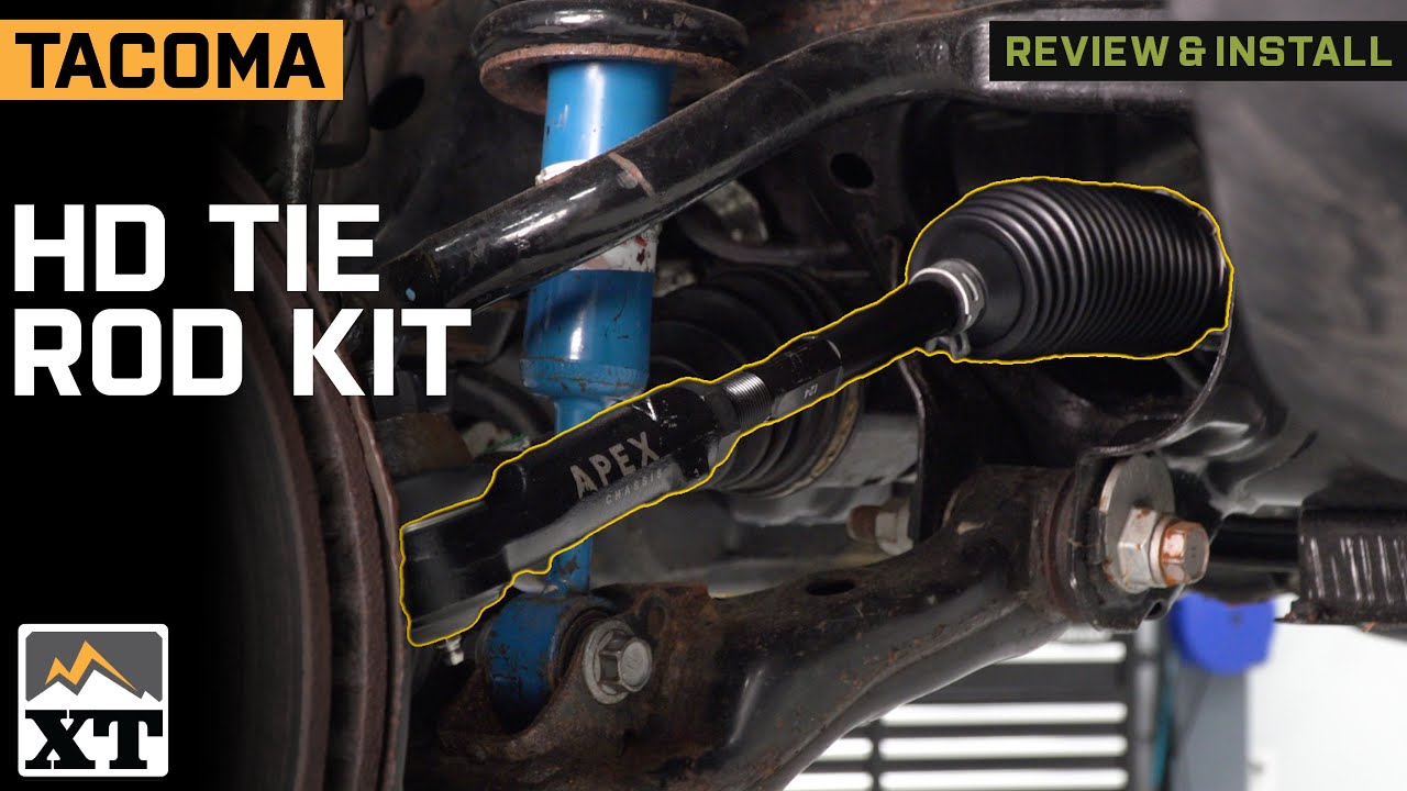 2005-2023 Tacoma HD Tie Rod Kit Review & Install - YouTube