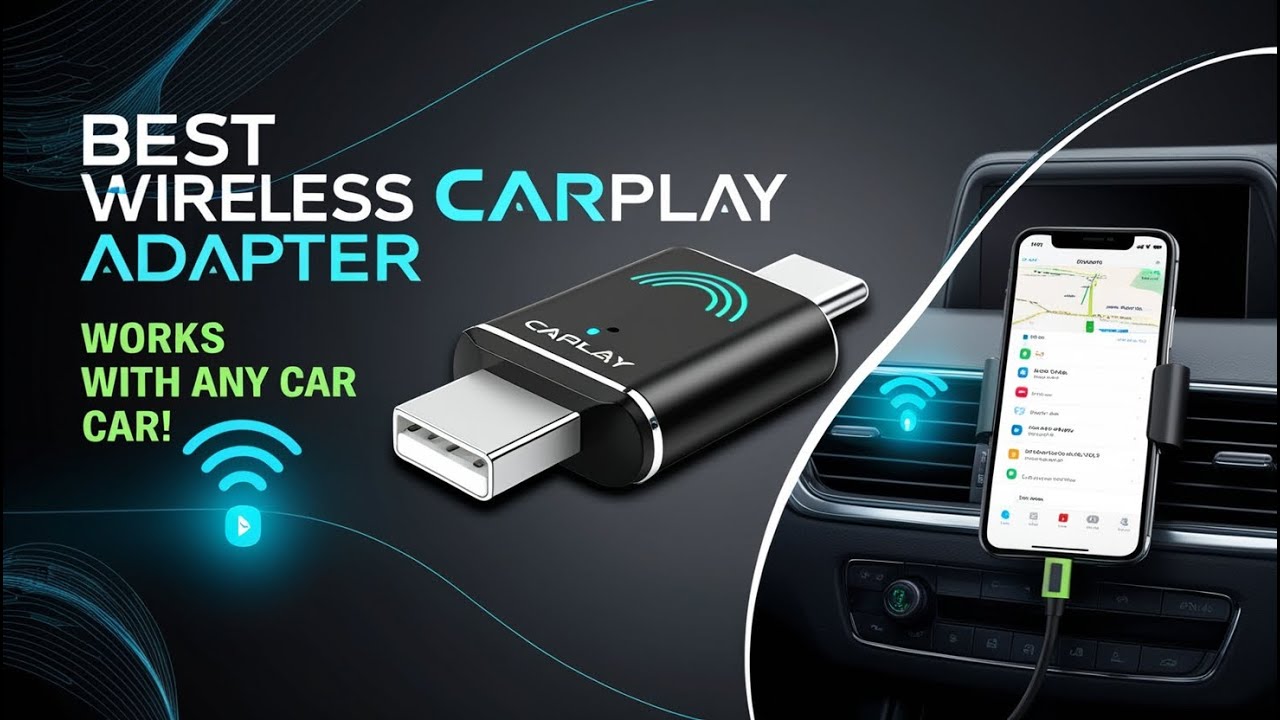 5 Best Wireless CarPlay Adapters That Work with Any Car - YouTube