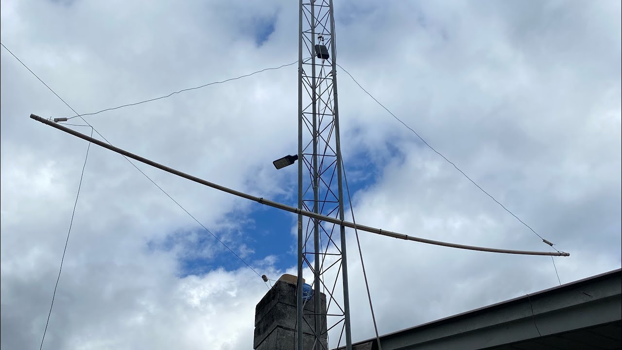 Pulley system for antennas - YouTube
