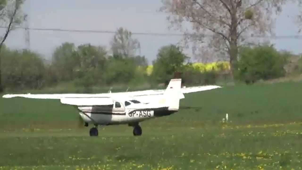 Cessna TU206 G Turbo Stationair - Lądowanie - YouTube
