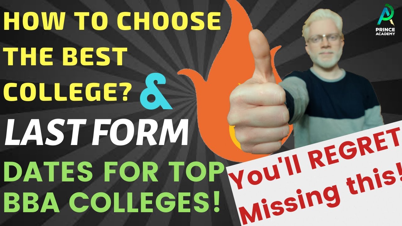 Last Form Dates of Top BBA Colleges & Career Saving Advice | IPMAT, DU ...