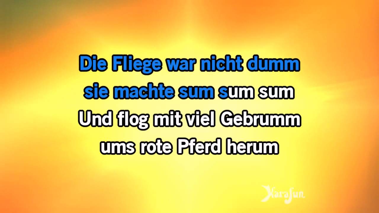 Karaoke Das rote pferd - Markus Becker * - YouTube Music