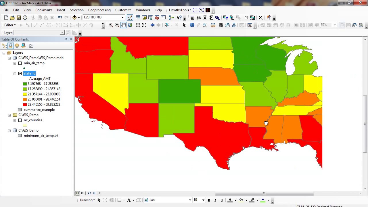Summarizing and Joining GIS Data - YouTube