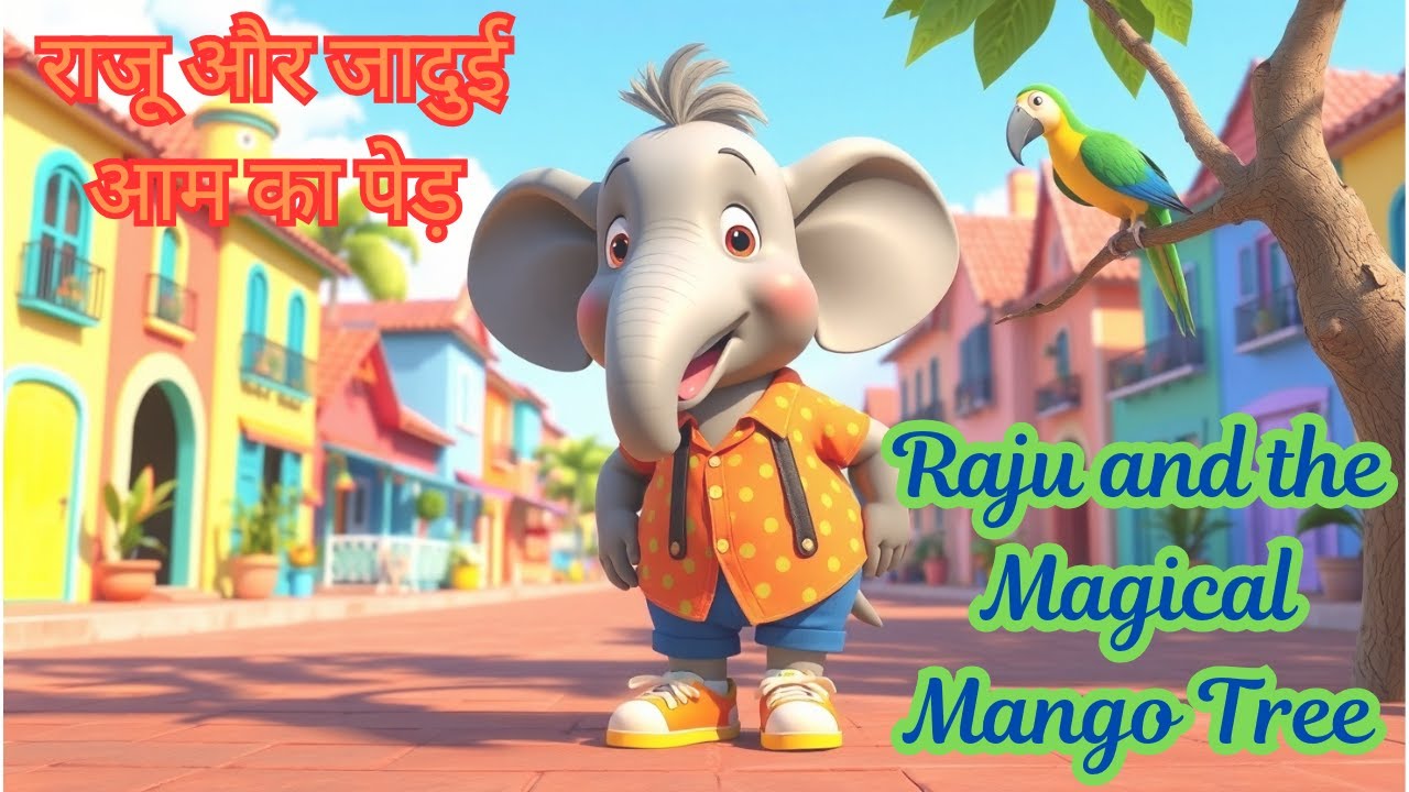Raju and the Magical Mango Tree | hindi story | #elephant - YouTube