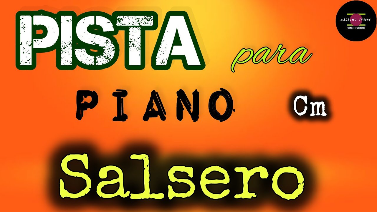 Practica Piano Salsero REAL 🎹 Backing Track de Salsa en Do Menor. - YouTube