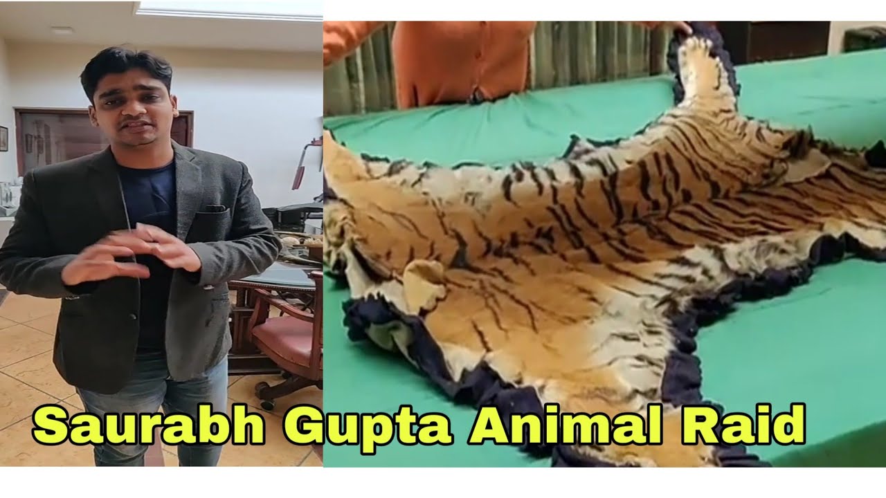 Saurabh Gupta PFA| raid in a farmhouse recovering wild animal parts and ...