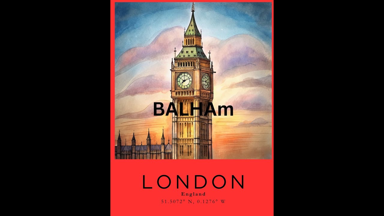 London Balham City Night Time Walk Relax Area - YouTube