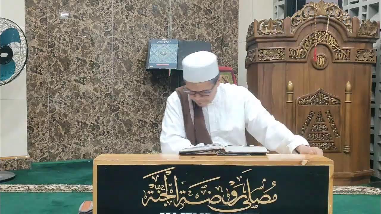 Pengajian Rutin Jumat malam Sabtu KH. Dr. AHMAD FUDHAILI. MA Kitab Adabul Mufrad - YouTube