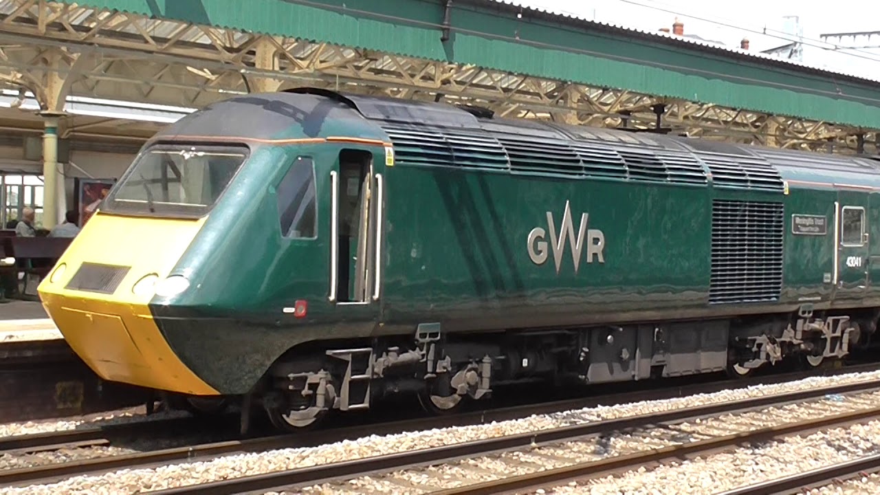 GWR HST no's: 43041-43042 @ Newport {2U16} 31/07/2019. - YouTube