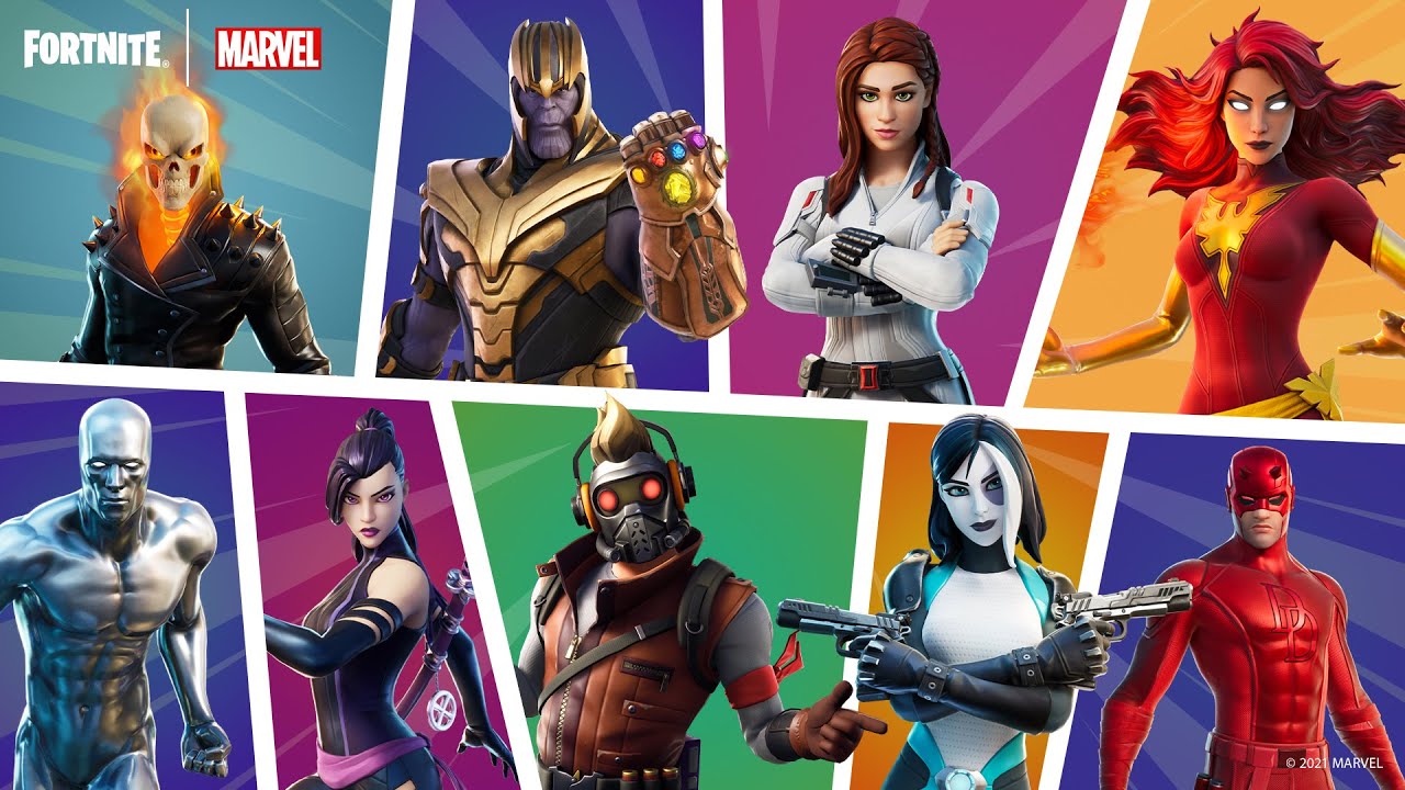 Your Favorite MARVEL HEROES Have TAKEN OVER The Item Shop - YouTube