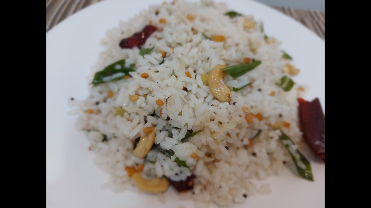 Coconut Rice | Thenga Choru | Coconut Rice in malayalam | Rice recipe ...