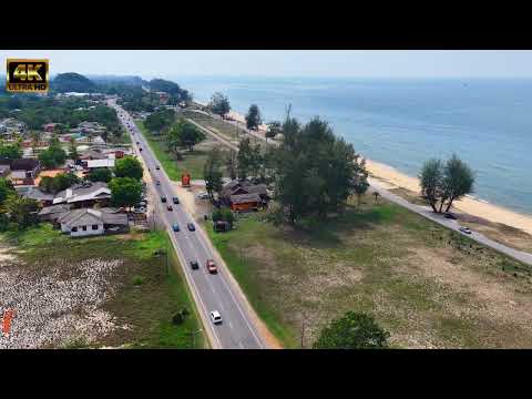 Pantai Penarik Terengganu Dari Udara | Keindahan Pantai Timur Yang Menakjubkan 🚁\