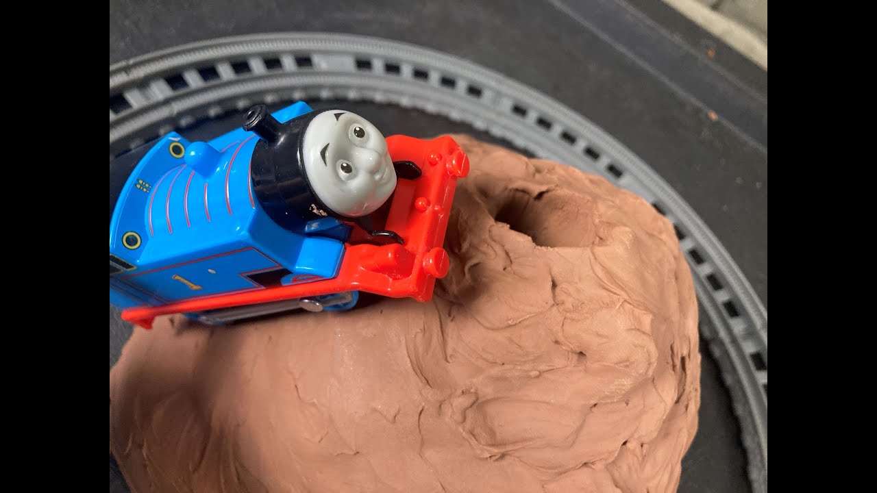Thomas the train vs Volcano - YouTube