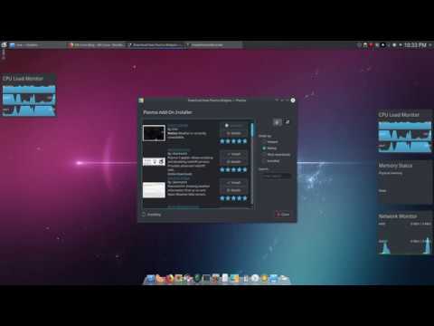 Customization of KDE plasma on MX linux - YouTube