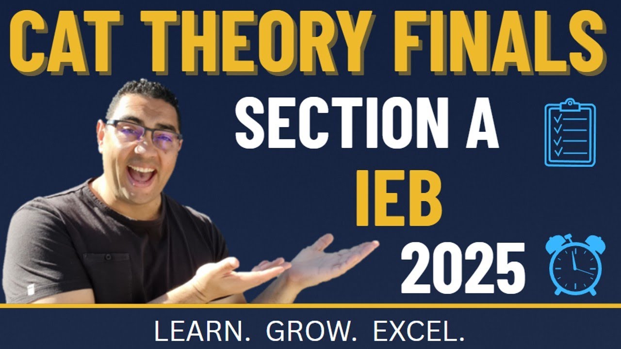 🔥IEB CAT Theory Final 2024 AND 2025 Supplementary | SECTION A Answered ...