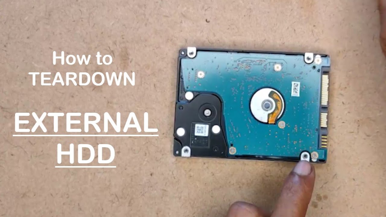 HOW TO TEARDOWN : EXTERNAL HDD - YouTube