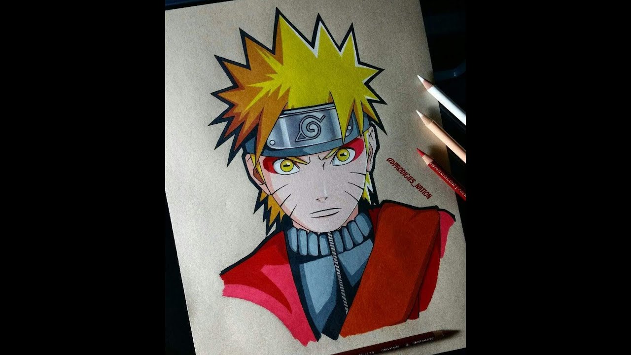 how to draw naruto shippuden from naruto anime series step by step for ...