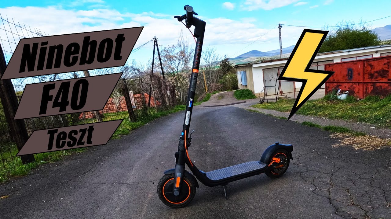 1 éves a roller 🎂 | Segway Ninebot F40E elektromos roller teszt - YouTube