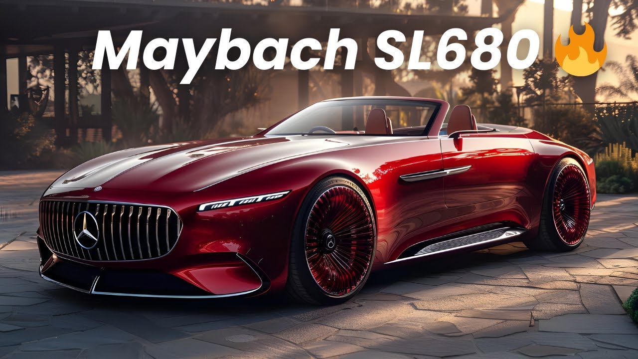 FIRST LOOK! New Mercedes Maybach Reveals SL680 Convertible Sports Car ...