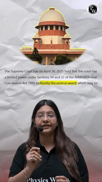 Can Court Modify Arbitral Award? SC Judgement #Shorts #LegalNews #SupremeCourt - YouTube