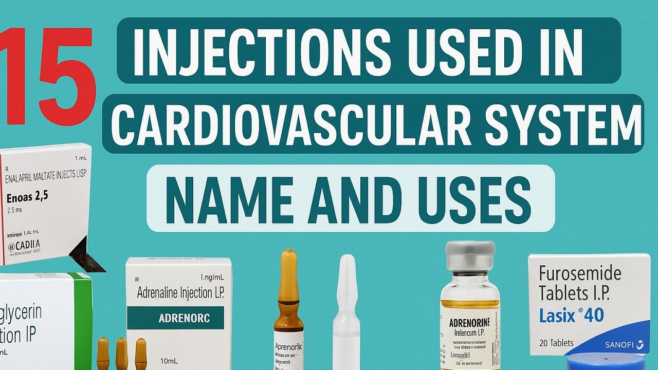 Injections Used In Cardiovascular system/Injections used in Heart ...