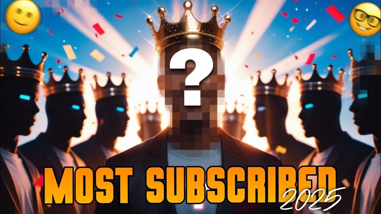 most subscribed channels in 2025 ending - YouTube
