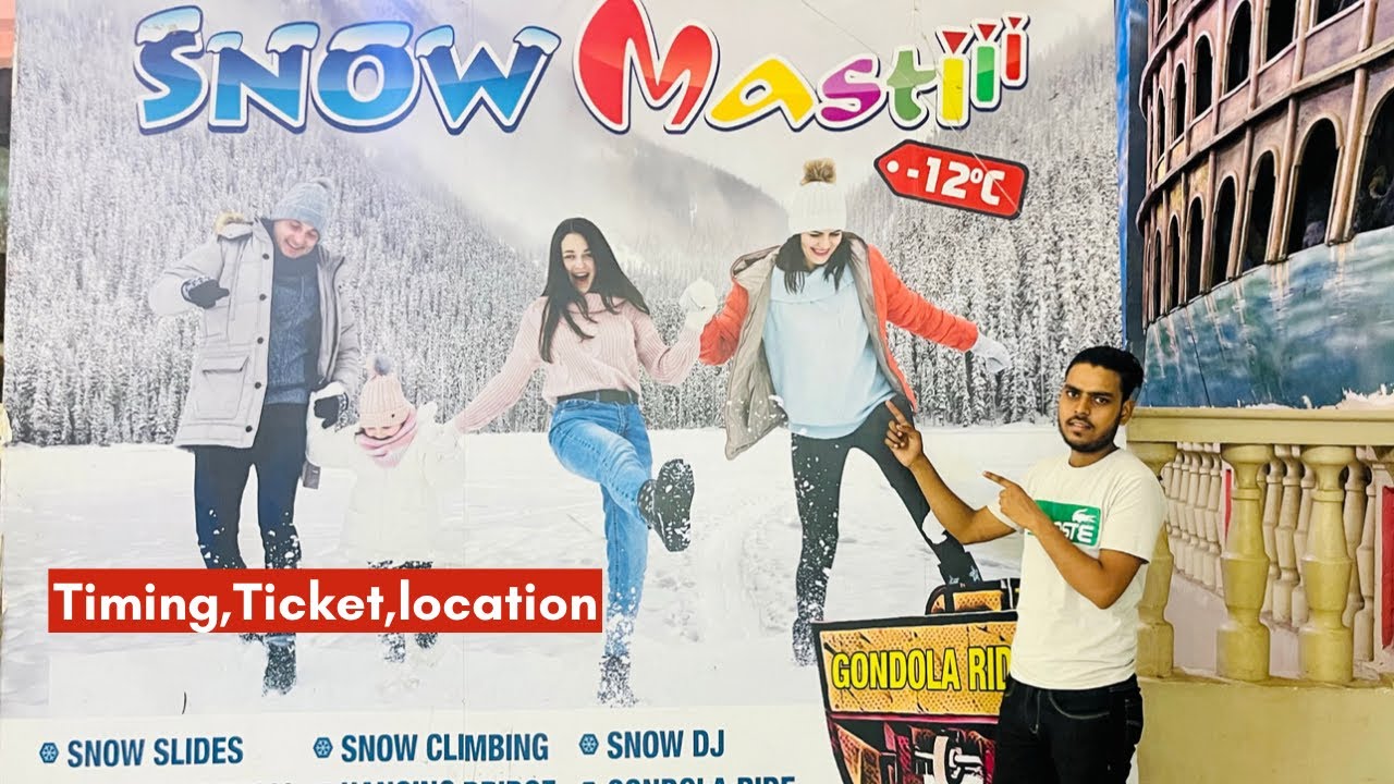 Snow Masti Grand Venice mall in Greater noida - YouTube