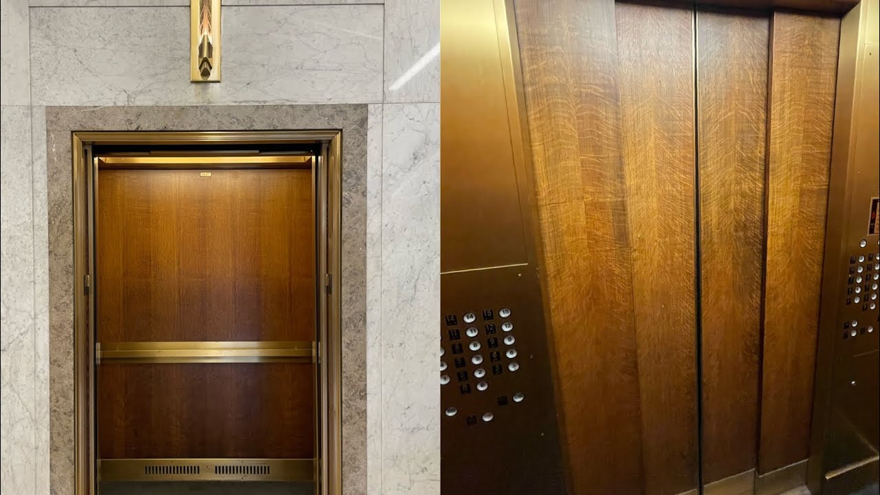 FAST Old Otis Traction Elevators @ Wells Building - Milwaukee, WI. - YouTube