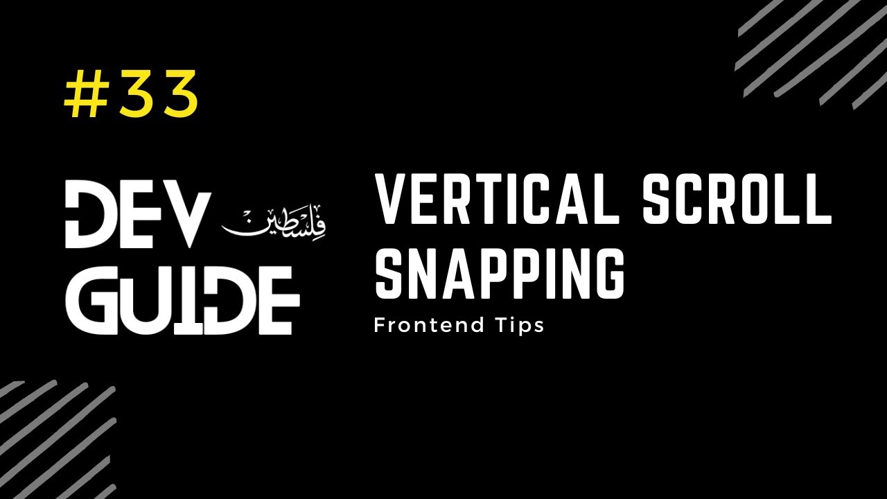 Vertical Scroll Snapping 🔻 - YouTube