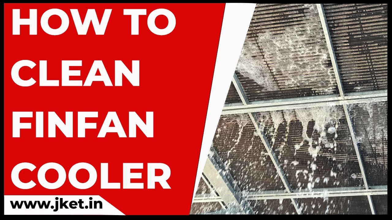 Fin Fan Cooler or Air cooled Condenser cleaning with foam technology ...