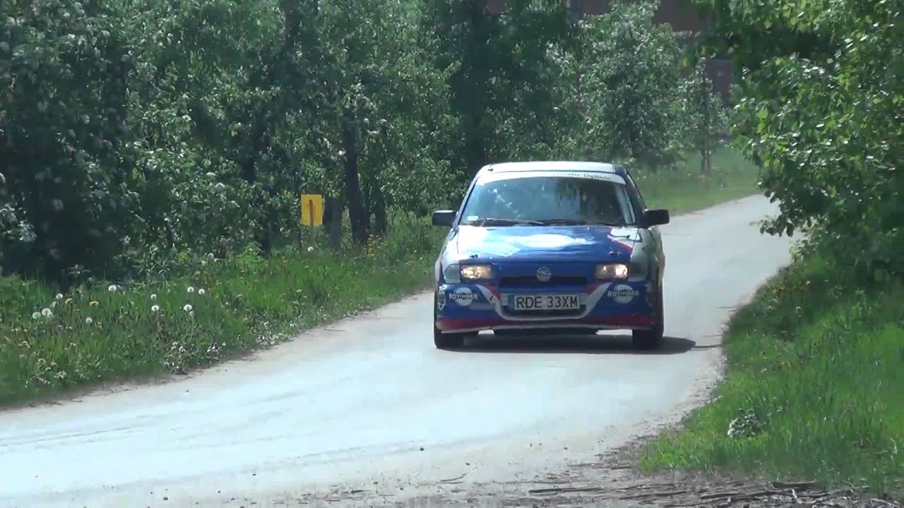 Rajd Nadwiślański 2013 - Adam Sidor Bartłomiej Dziurzyński Opel Astra ...