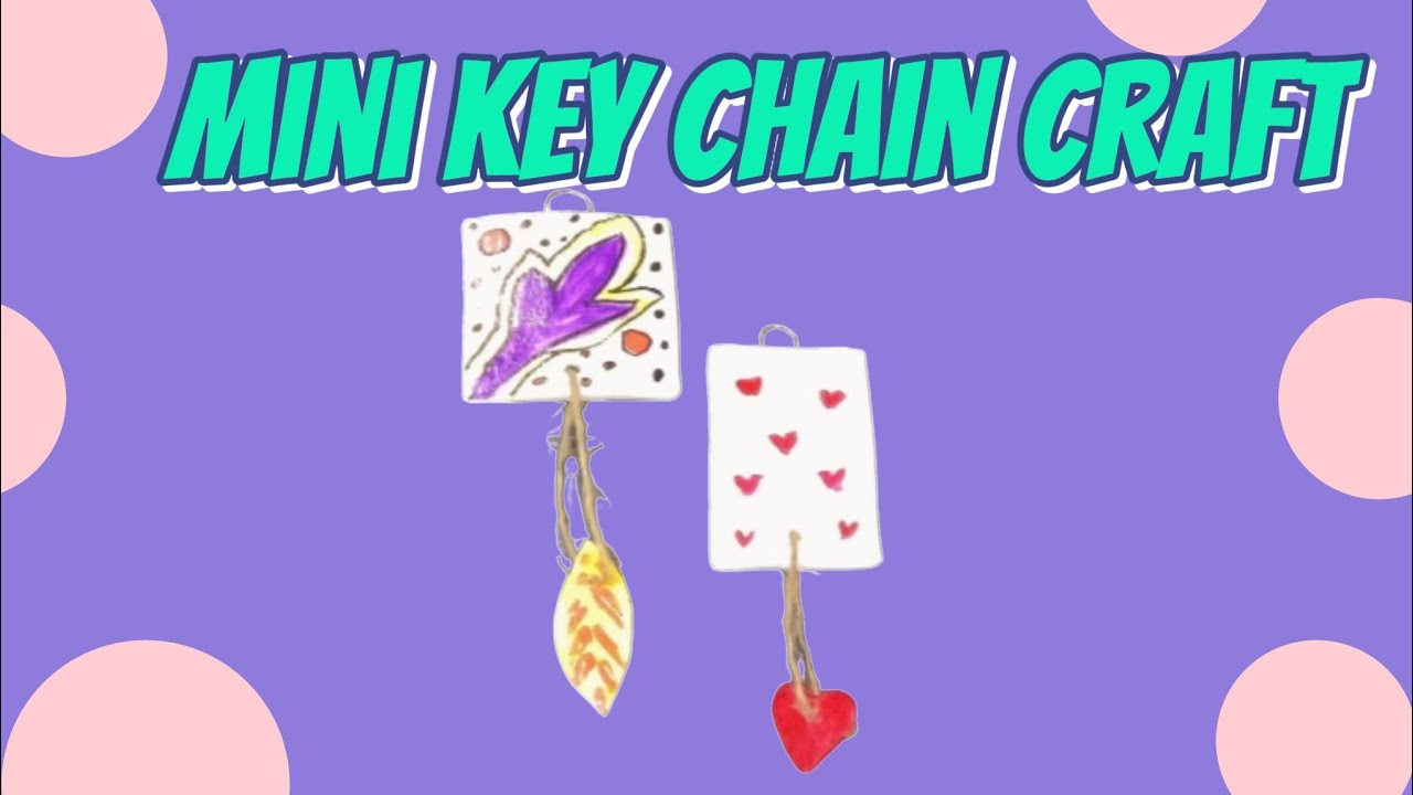 Key chain || Mini craft || Summer crafts - YouTube